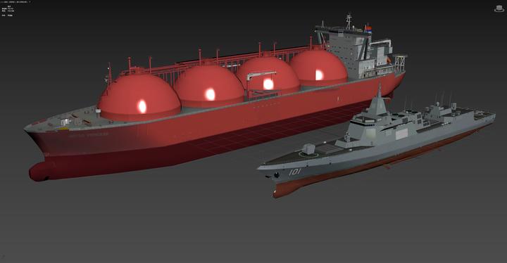 挪威 北极公主号 Arctic_Princess 液化天然气 (LNG) 船与055驱逐舰对比 - 知乎