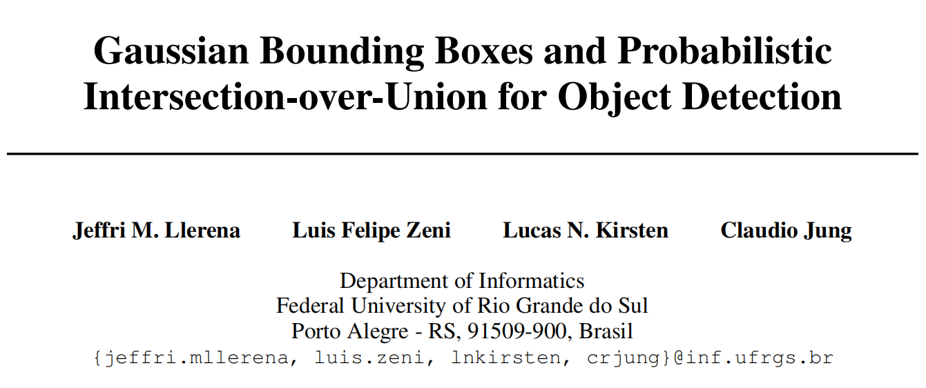 带你读AI论文丨用于目标检测的高斯检测框与ProbIoU - 知乎