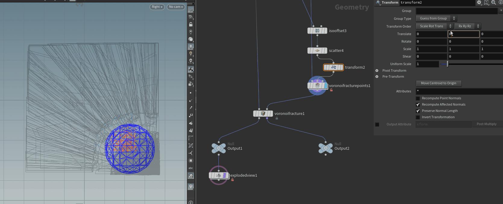 Houdini 刚体破碎(1) - 模型切割 - 知乎