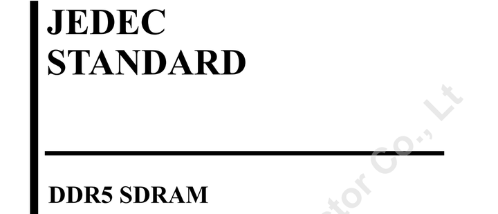 JEDEC D5 Chapter5 - 知乎