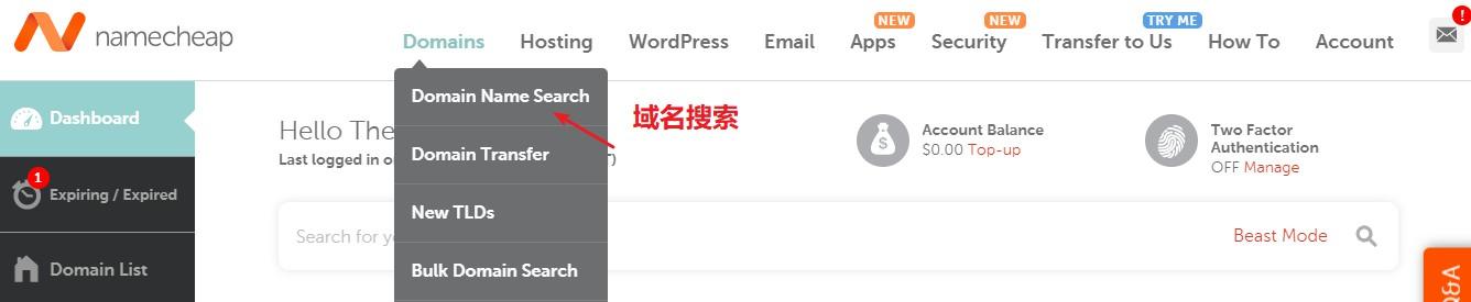 NameCheap注册、购买及域名设置教程 - 知乎