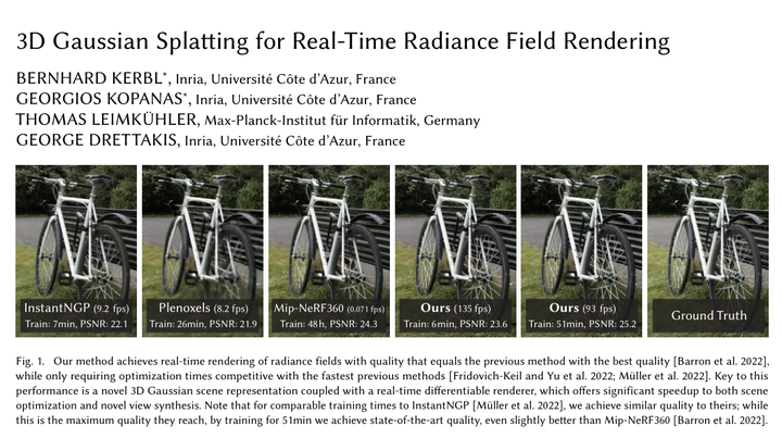 【3DGS 基础】3D Gaussian Splatting for Real-Time Radiance Field Rendering - 知乎