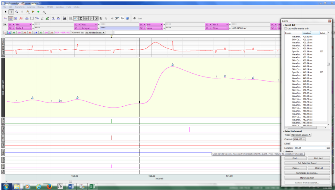 AcqKnowledge软件进行皮肤电反应（EDA/SCR）分析的详细教程 - 知乎