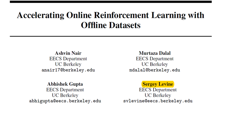 Online RL with offline data - 知乎