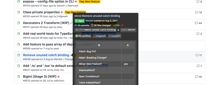 GitHub Hovercard v1.3.0 - 知乎