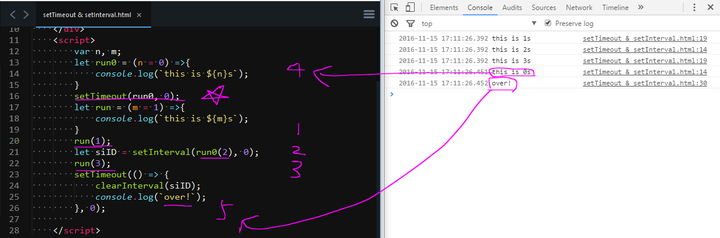 JavaScript ES6 : the difference of setInterval & setTimeout ! - 知乎