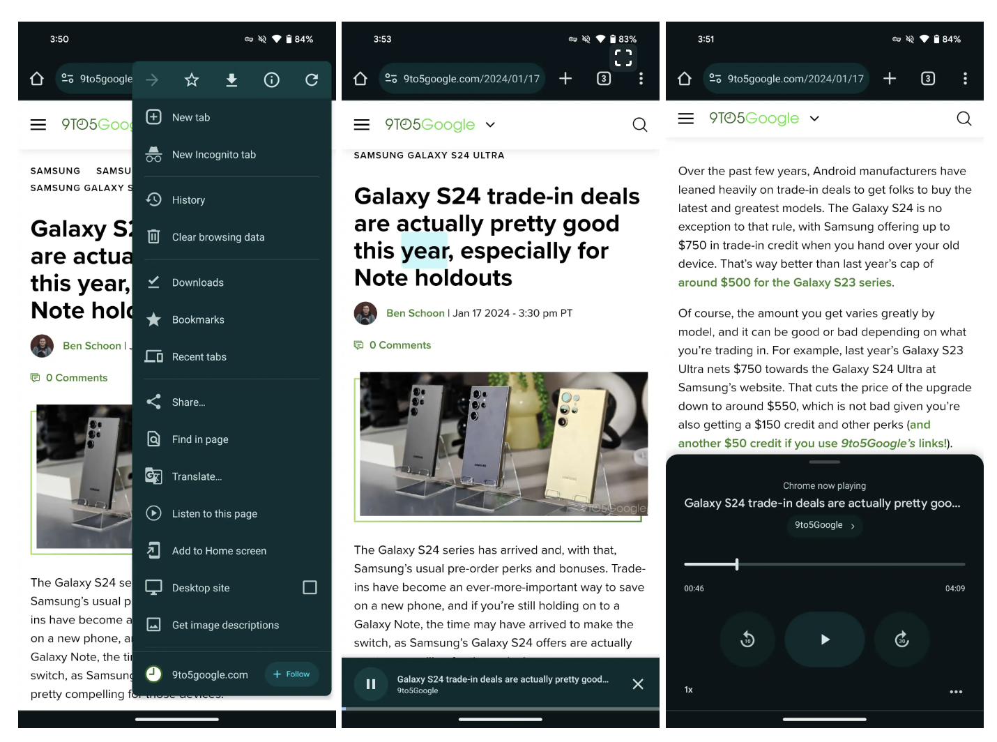 Android 版 Chrome 即将推出全新的文本转语音（TTS）功能。 - 知乎