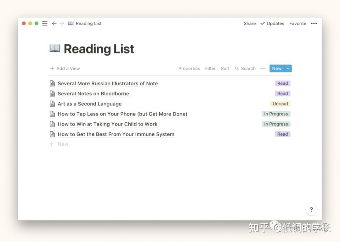 【Notion教程】Notion Lists - 列表 - 知乎