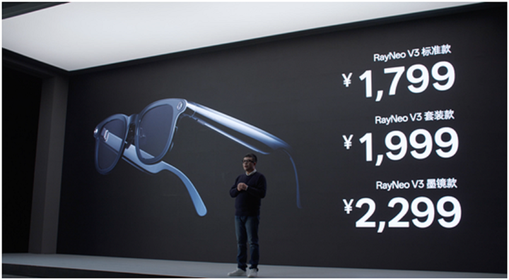 1799元！雷鸟V3 AI拍摄眼镜发布，可拍照能听音乐，Meta地位不保？ - 知乎