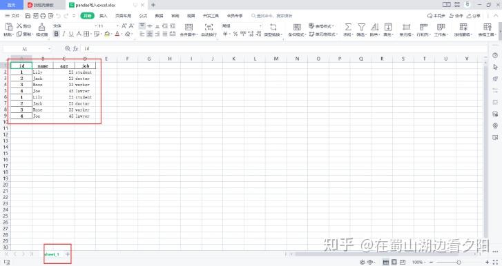 Python之Pandas的常用技能【写入数据】 - 知乎