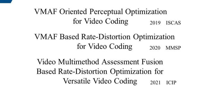基于VMAF的感知率失真优化 - 知乎