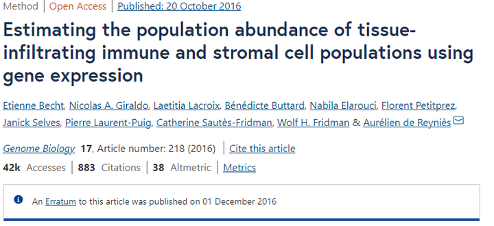 肿瘤免疫浸润分析：MCPcounter包（详细） - 知乎