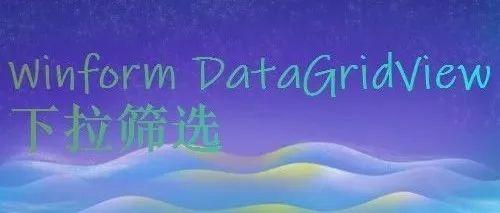 这个实用，Winform原生DataGridView实现下拉筛选 - 知乎