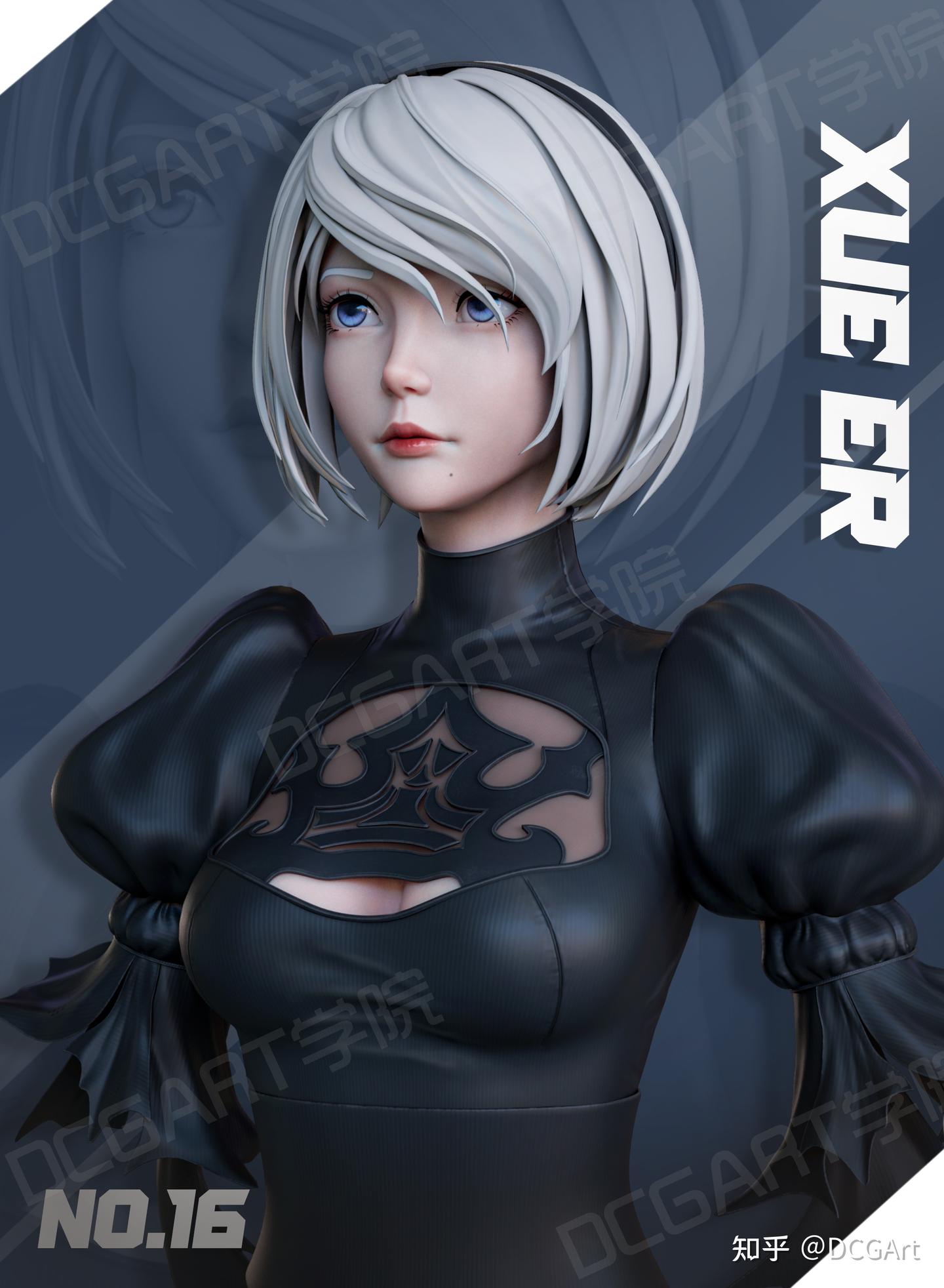 【DCGART往期学生作品回顾】网络班16期风格化半身模型渲染作品分享 - 知乎