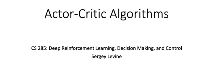 CS285 Lec6: Actor-Critic Algorithms - 知乎