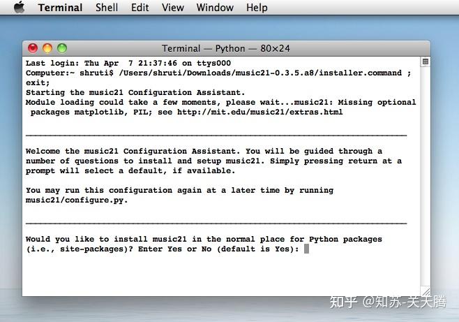 Python音乐识别、生成和智能模型|music21库|用户指南，第1章：安装和music21 - 知乎
