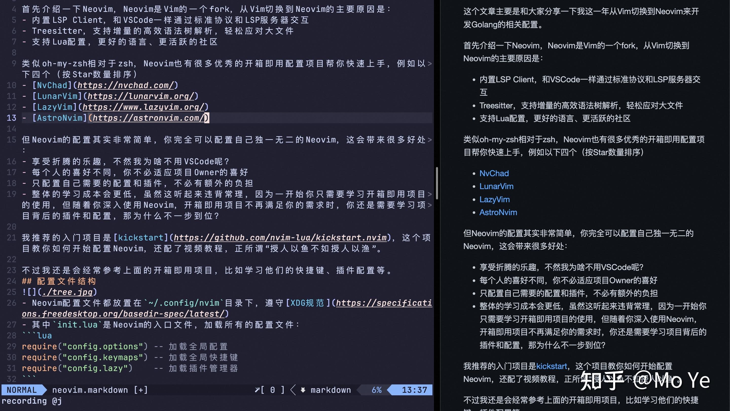 Golang Neovim配置 - 知乎