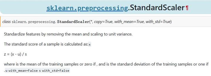 StandardScaler标准化应该是对训练数据拟合 - 知乎