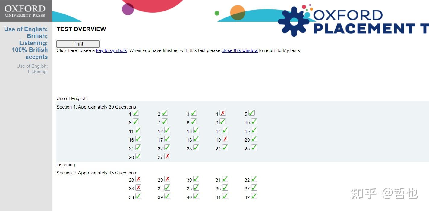 牛津英语oopt测试，自适应系统很神奇，你猜最终多少分 - 知乎
