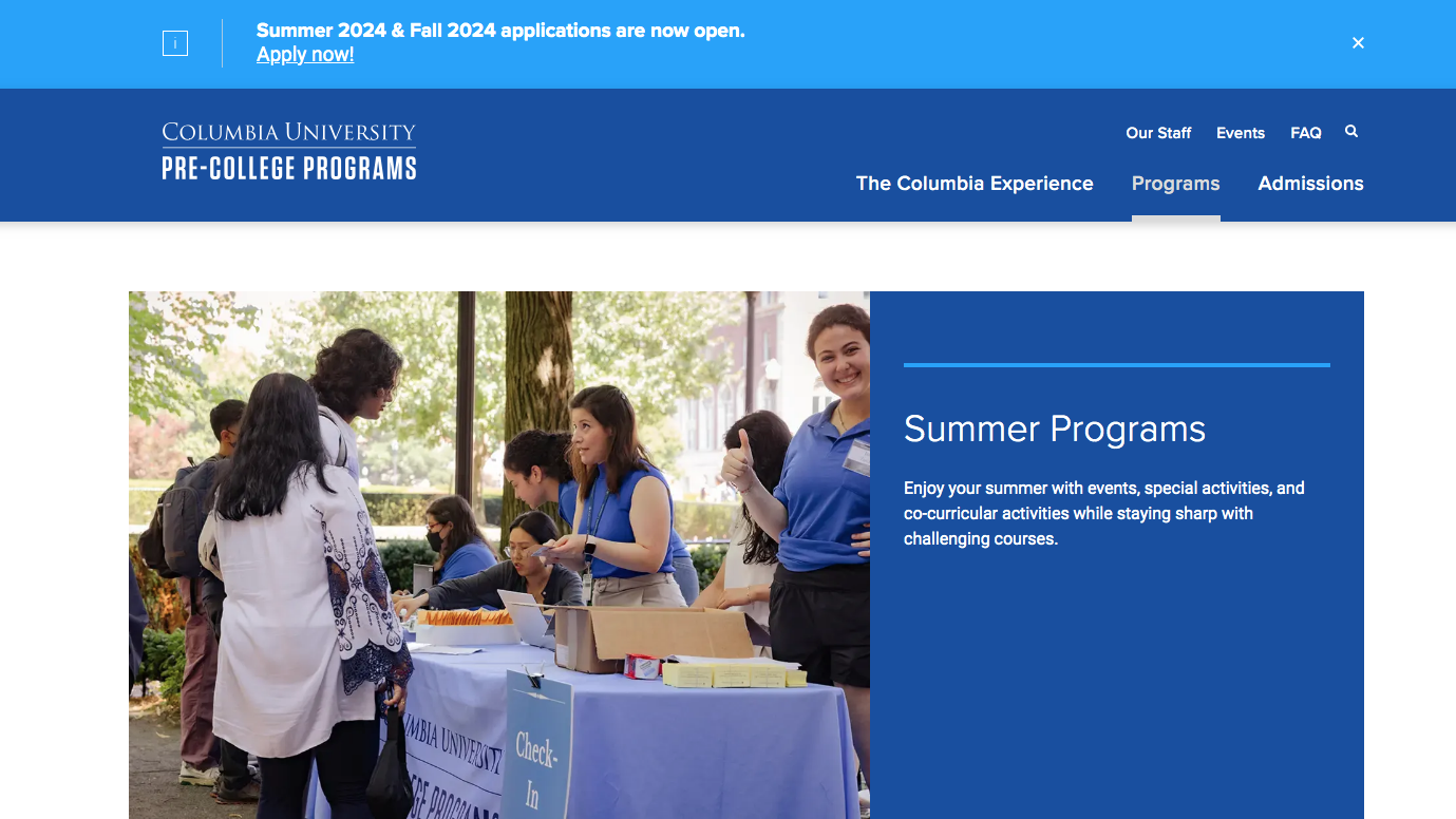 美国大学暑期项目-哥伦比亚大学高中生夏校-Columbia University Pre-College Program - 知乎