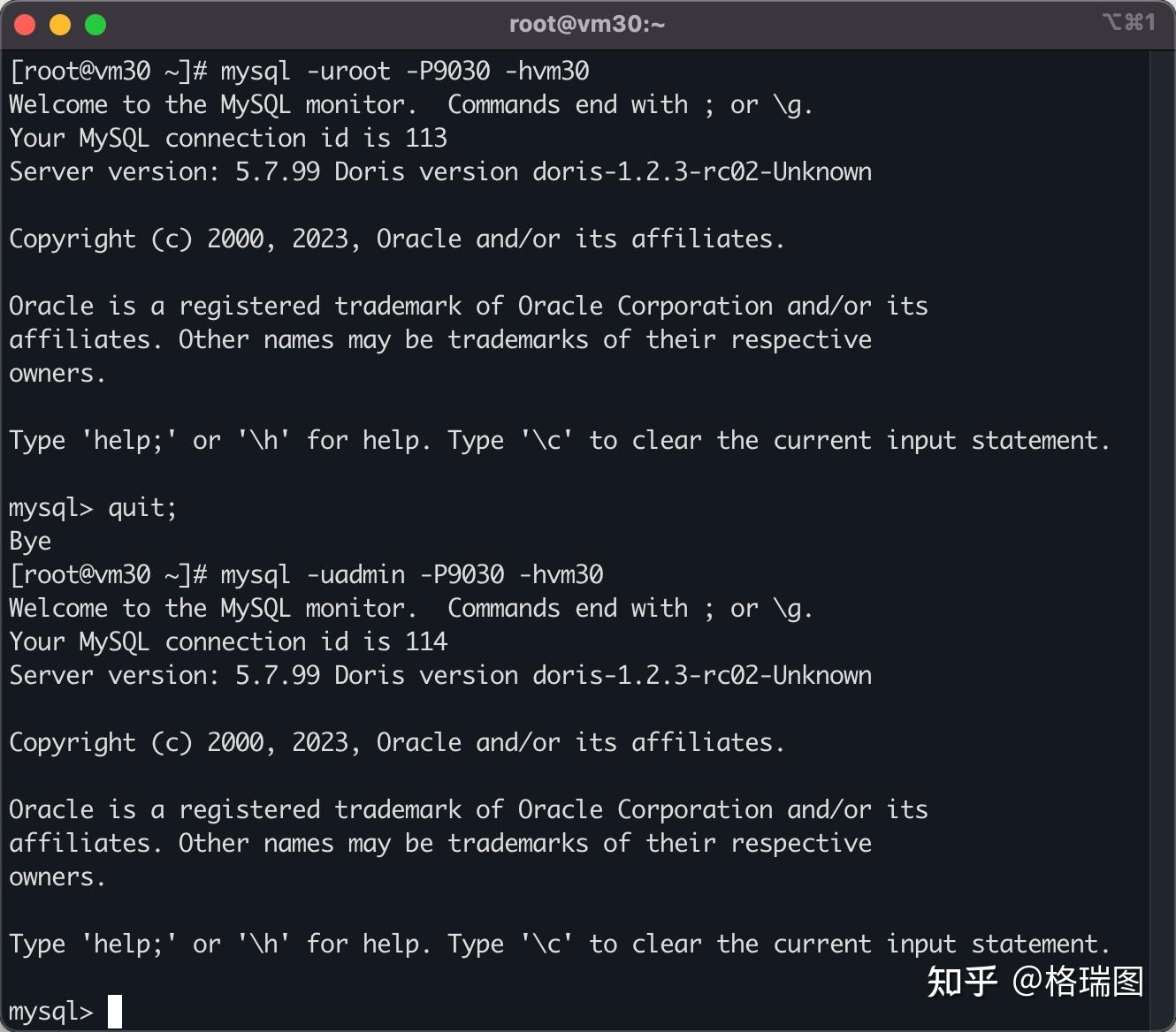 Apache Doris-0017-使用指南-01-创建用户 - 知乎
