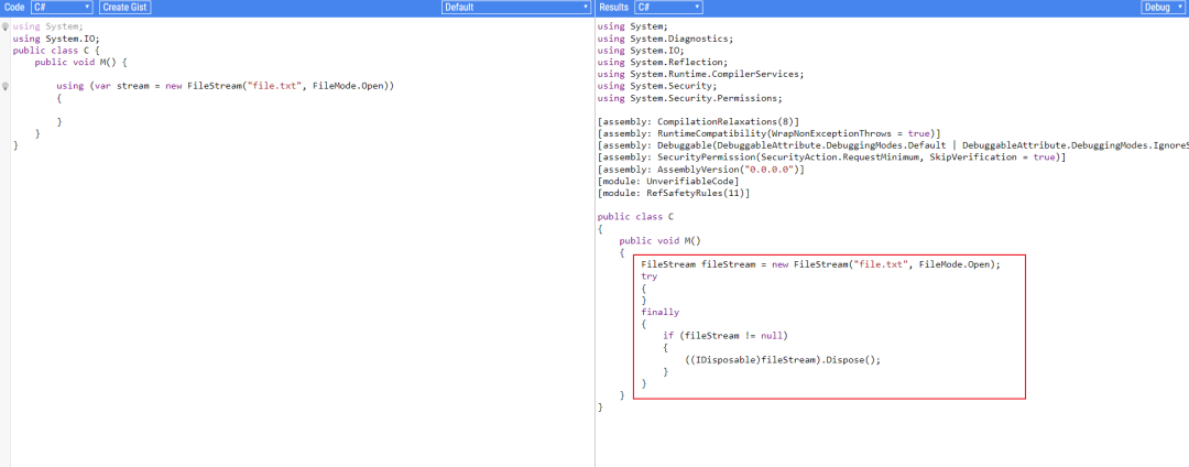 SharpLab：.Net反编译工具，方便实时查看反编译后的代码！ - 知乎