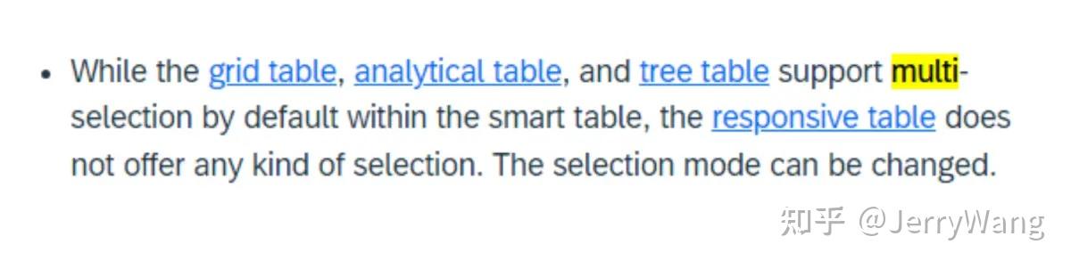 如何让 SAP UI5 Smart Table 支持多项选择(Multiple-Selection)试读版 - 知乎