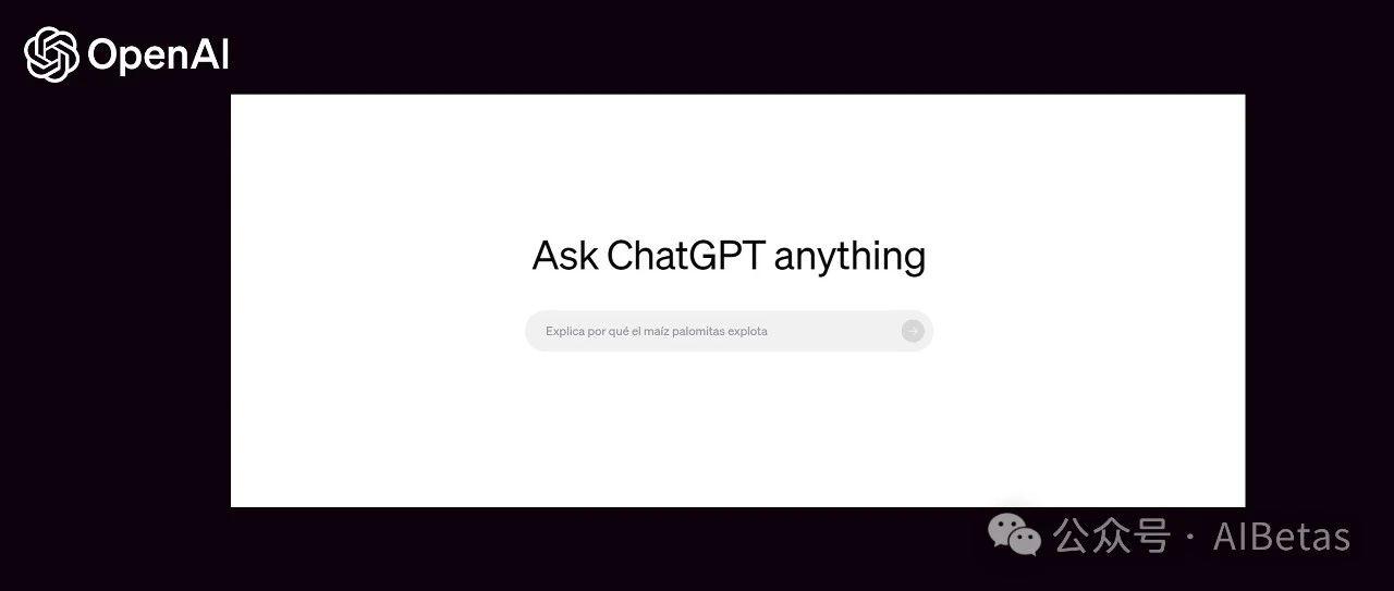 OpenAI官网全面改版：Ask ChatGPT anything，OpenAI开始挑战搜索引擎市场？ - 知乎