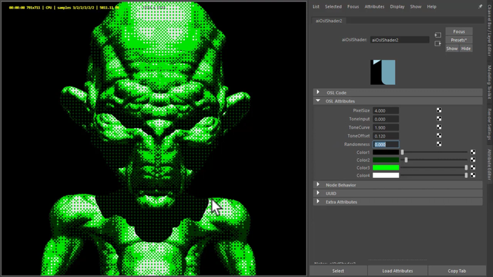 Arnold | 在Maya中使用 pixelart.osl 着色器 - 知乎