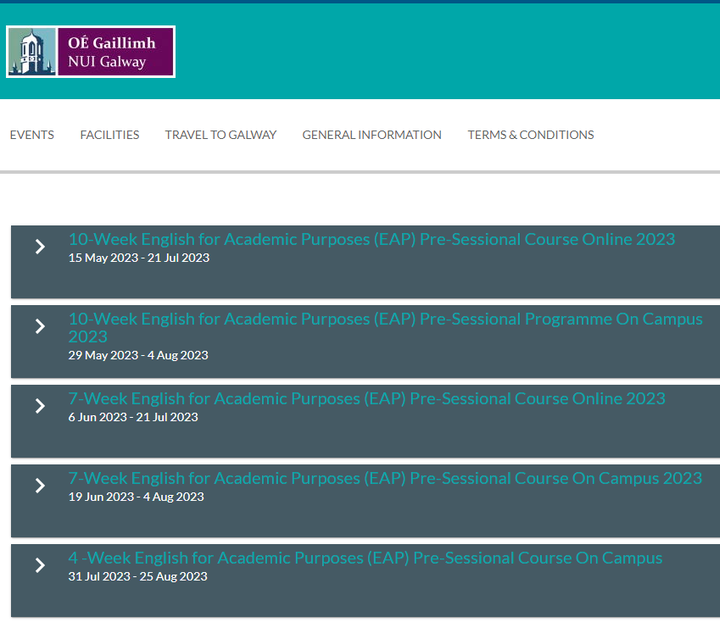 【23年爱尔兰留学】高威大学23年语言班Pre-Sessional EAP要求公布！！ - 知乎