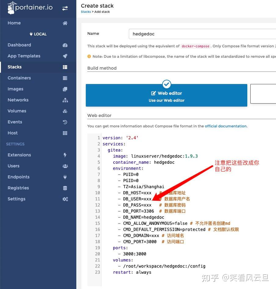 家庭私有云上 Docker 部署 hedgedoc，最好用的markdown客户端 - 知乎
