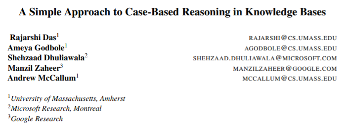 Paper Reading: CBR[AKBC'2020] - 知乎