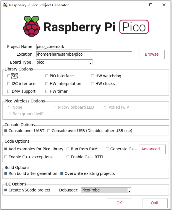 轻松玩转树莓派Pico六、pico-project-generator使用 - 知乎