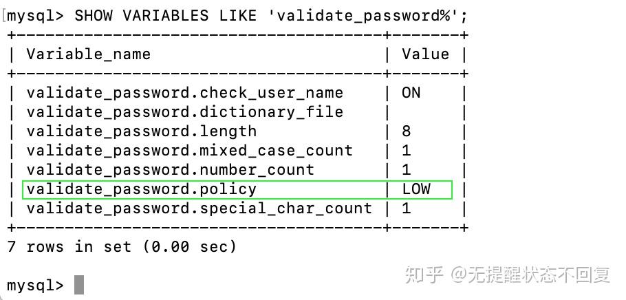MySQL 8.0 解决：ERROR 1819 密码策略修改 - 知乎