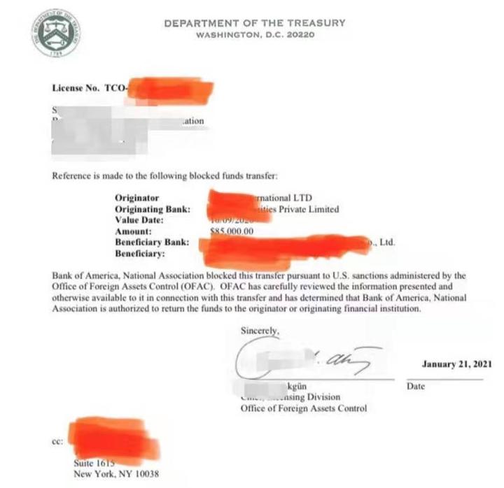 OFAC提交解冻材料后显Case ID 2021 has a status of Pending怎么办? - 知乎