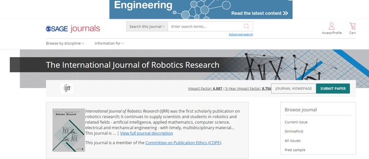 机器人领域顶刊 | IJRR2022论文整理 - 知乎