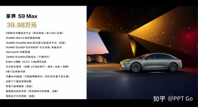 华为享界S9和问界M9发布会PPT合集，华为做PPT太敷衍了，难道朴实无华往往最高级？ - 知乎