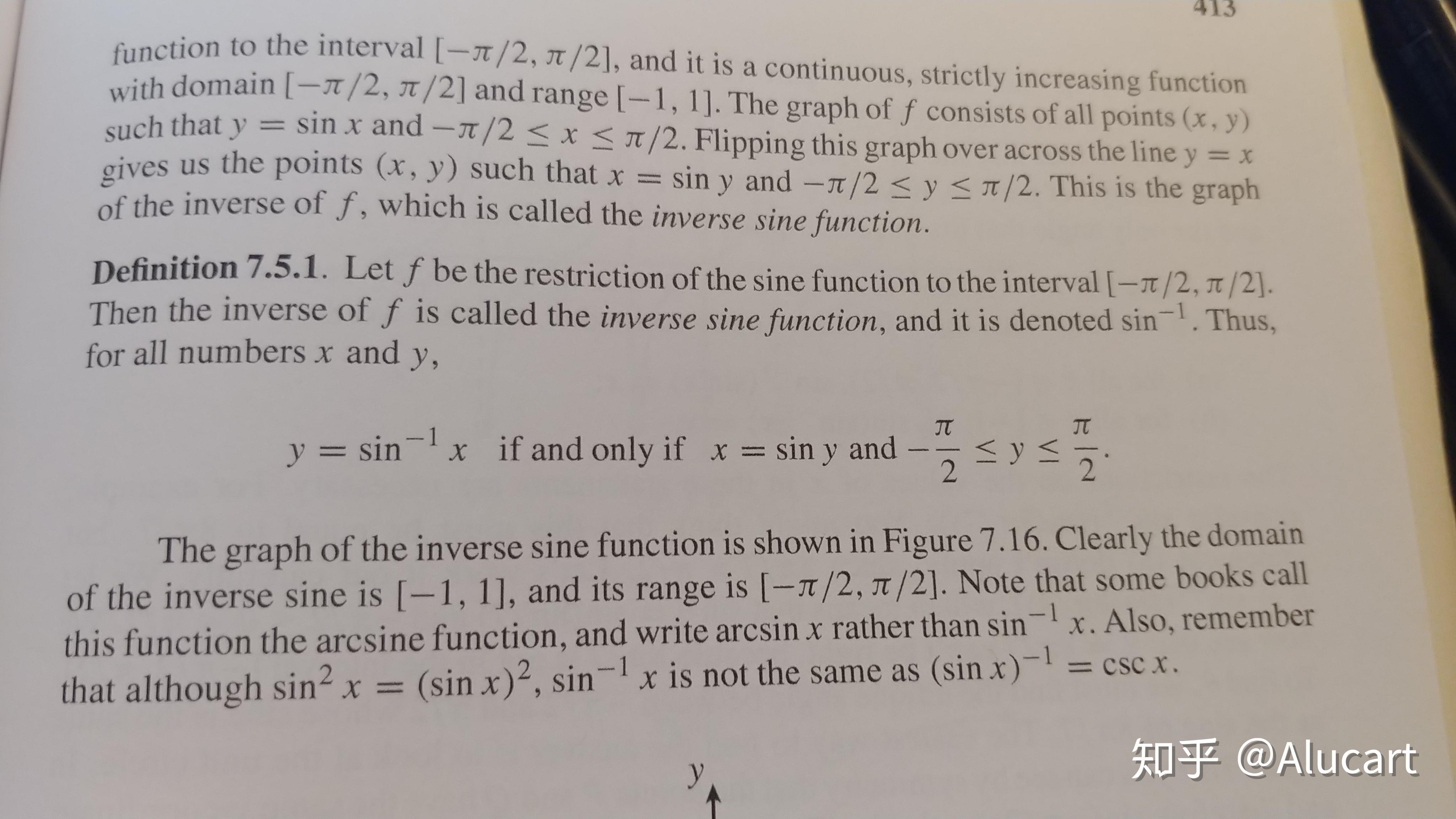 arcsin、asin、sin^(-1) 的意义一样吗？ - 知乎