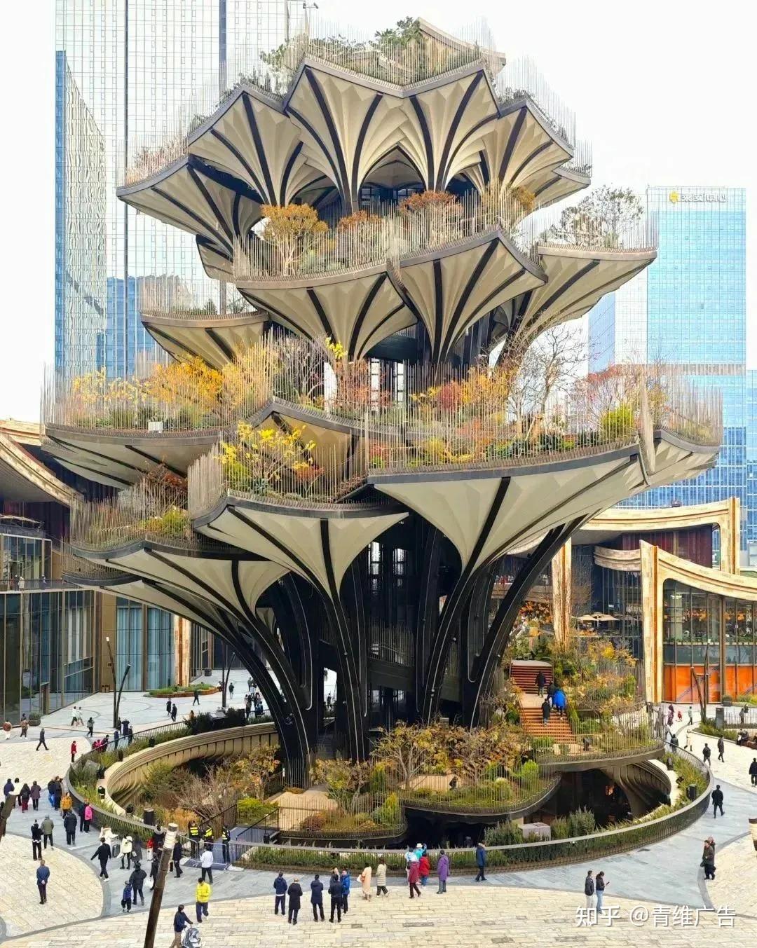 世界级地标生命之树 西安CCBD 落成得多震撼！ - 知乎
