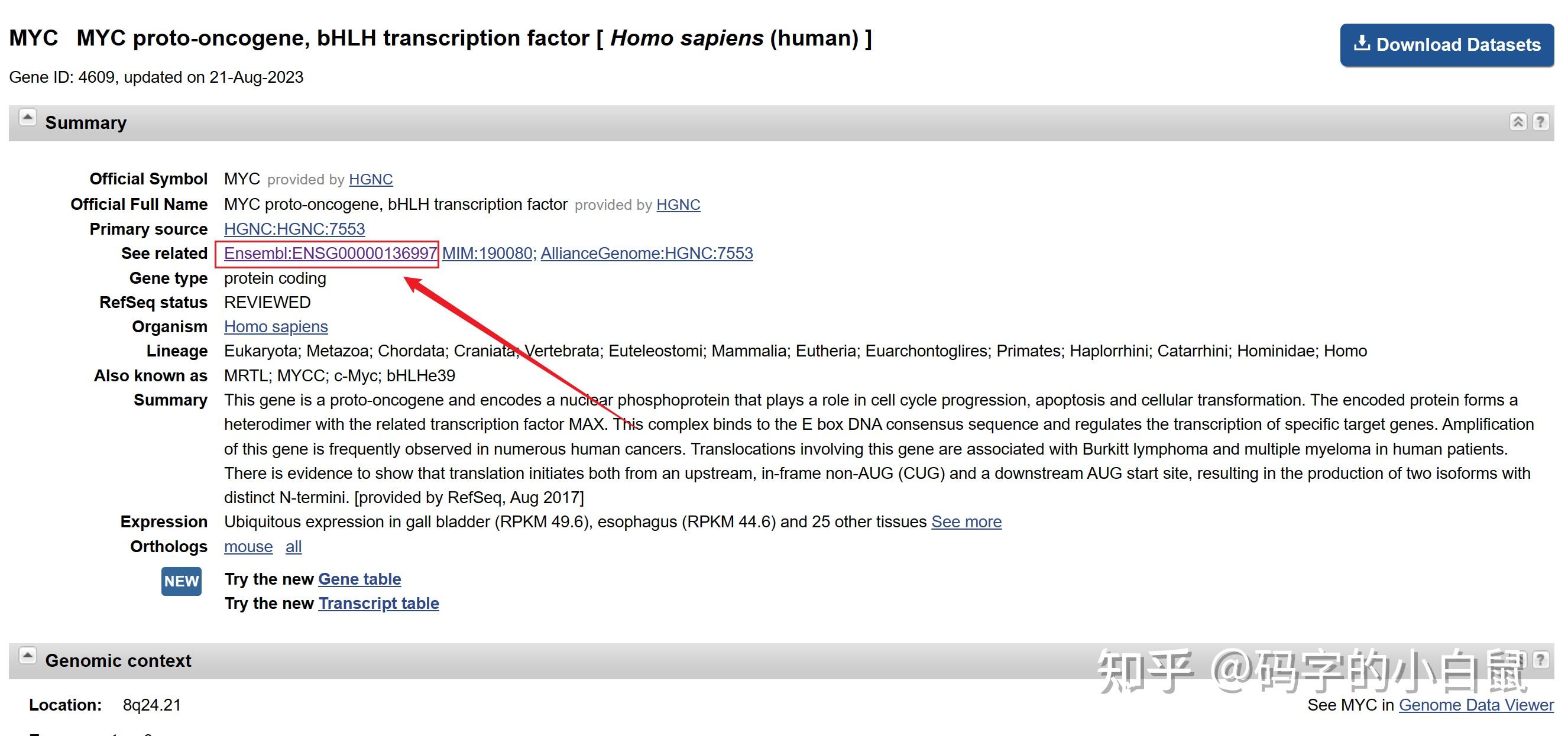 如何快速查看ncbi或者ensembl上的编码基因是处于正链上还是反链上？只能下载RNA然后去比吗？ - 知乎