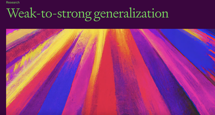 Open AI超级对齐系列第一篇论文Weak-to-strong generalization - 知乎