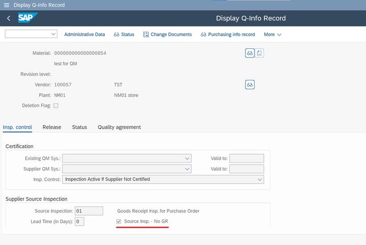 SAP QM 源检验流程研习 - 知乎