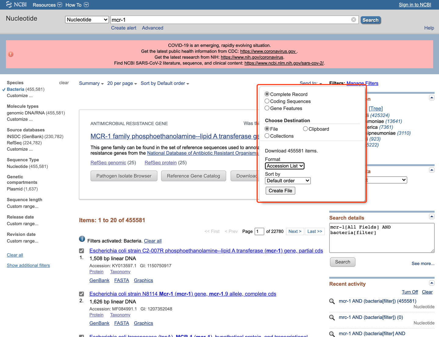 使用BioNumerics软件批量下载NCBI中基因序列 - 知乎