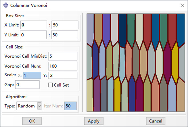 一个好用的Abaqus晶体塑性模型生成插件-Voronoi模型_PYTHON abaqus 泡沫压缩-技术邻