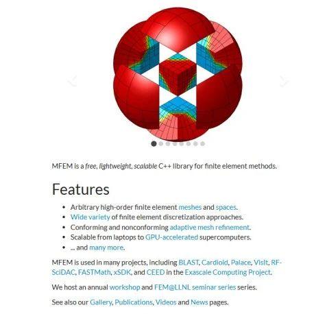 开源有限元 | 高性能可扩展的有限元库MFEM - 知乎