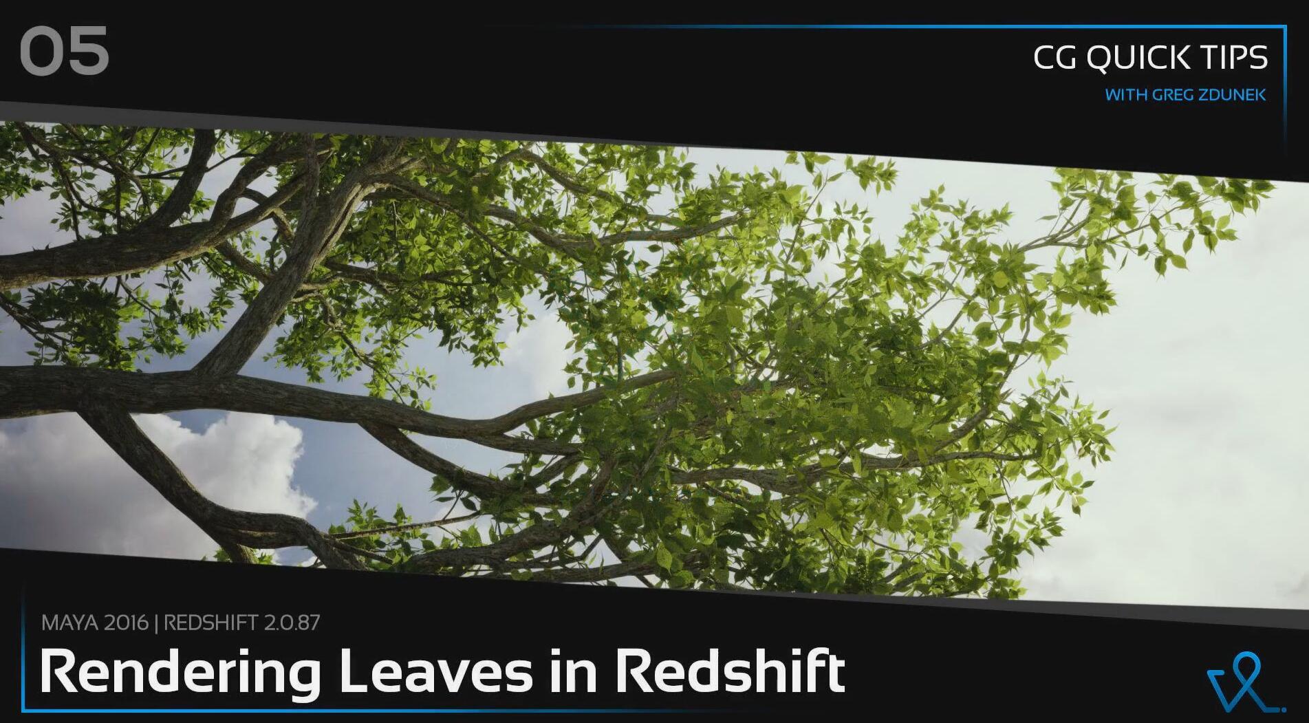Rendering Leaves in Redshift - CG Quick Tips #5 - 知乎