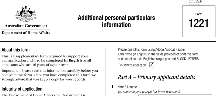 澳洲408签证1221表填写(直接上模板参考！) - 知乎