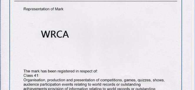 英国真正的正牌“WRCA”商标持有人是扛旗世界纪录有限公司 - 知乎