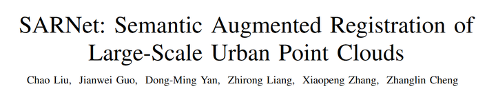 SARNet: Semantic Augmented Registration of Large-Scale Urban Point ...