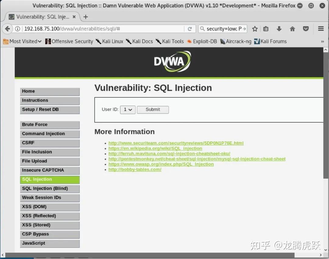 【DVWA实战篇】12分钟学会 SQL 注入攻击实战 - 知乎